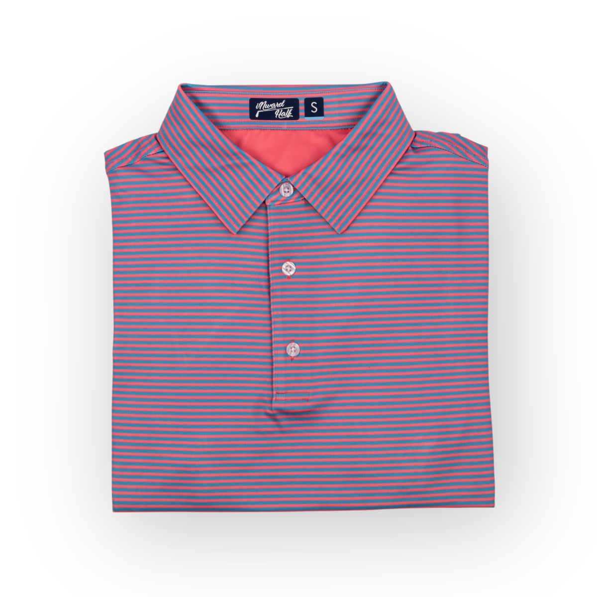 The Modern Stripe Performance Polo – Inward Half